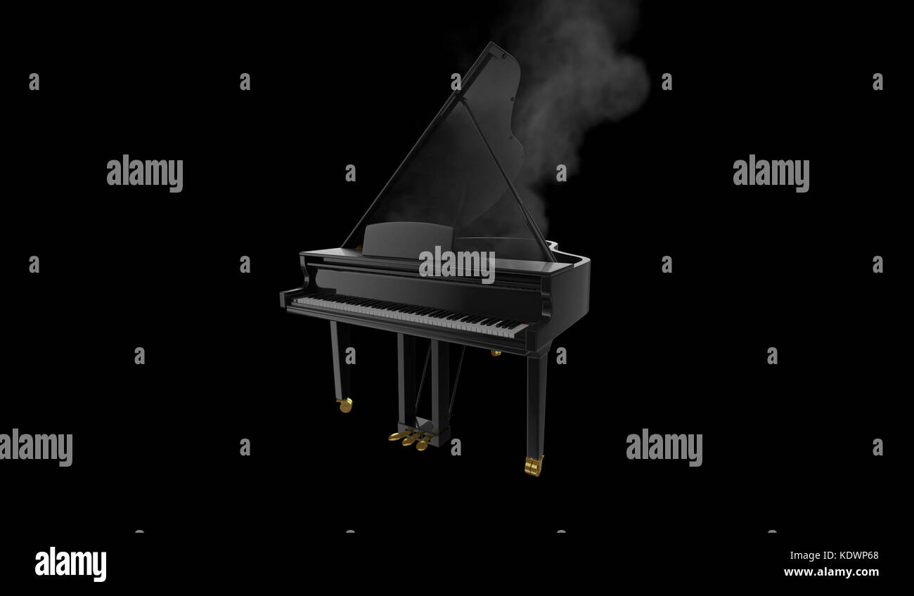 Piano burning hi-res stock photography and images - Alamy