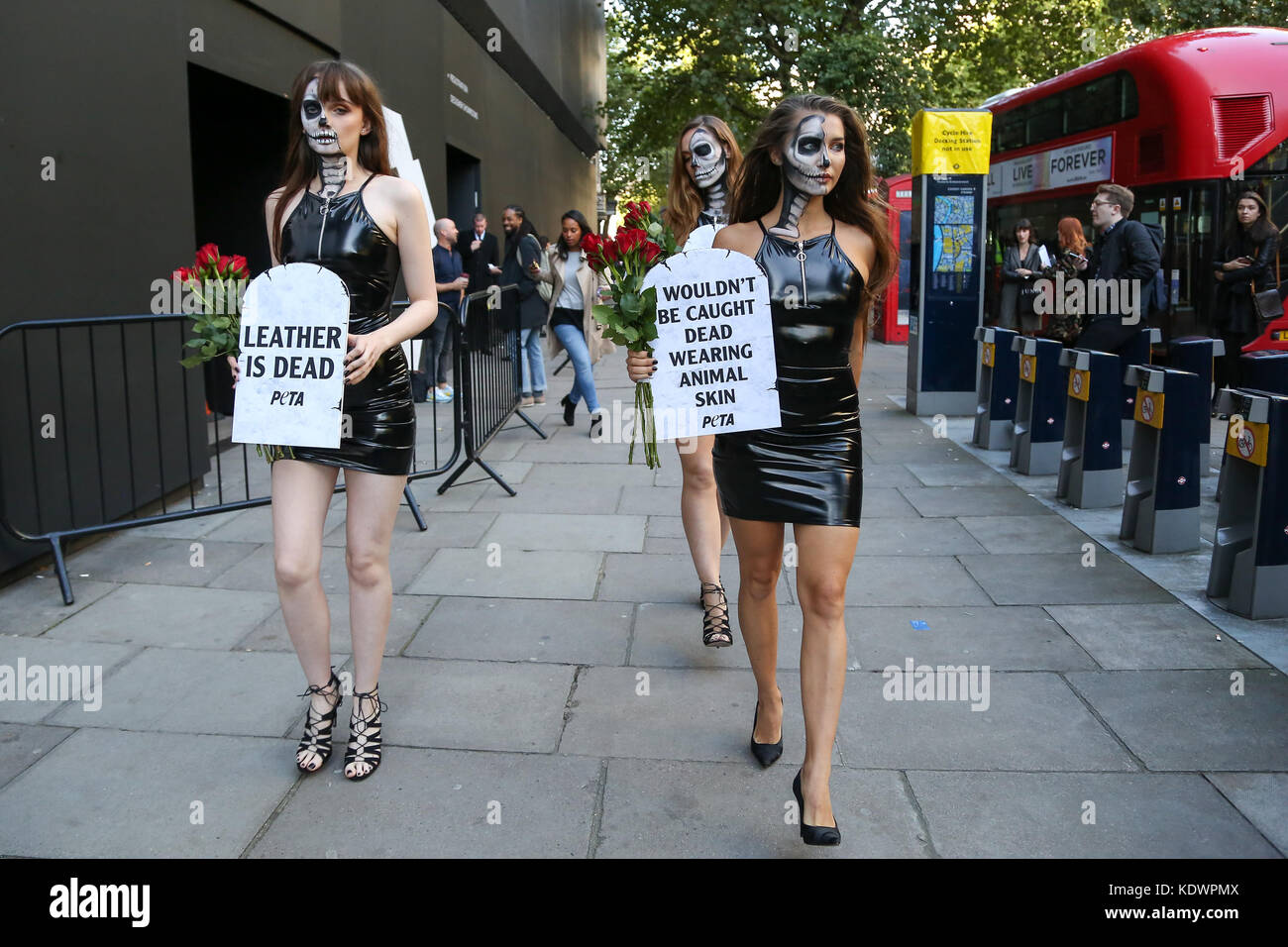 PETA (People for the Ethical Treatment of Animals) activists wearing ...