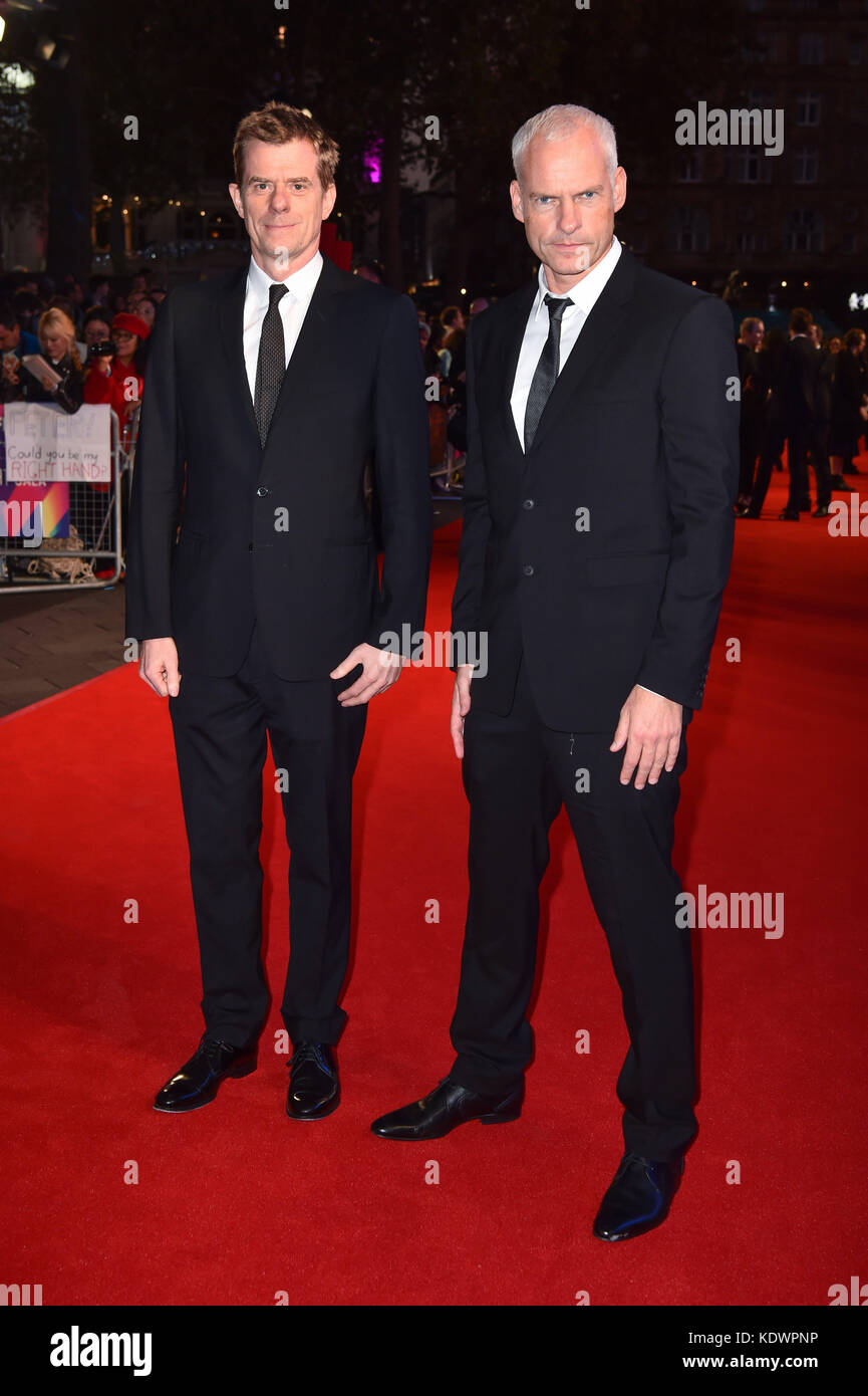Graham Broadbent and Martin McDonagh attending the premiere of Three ...