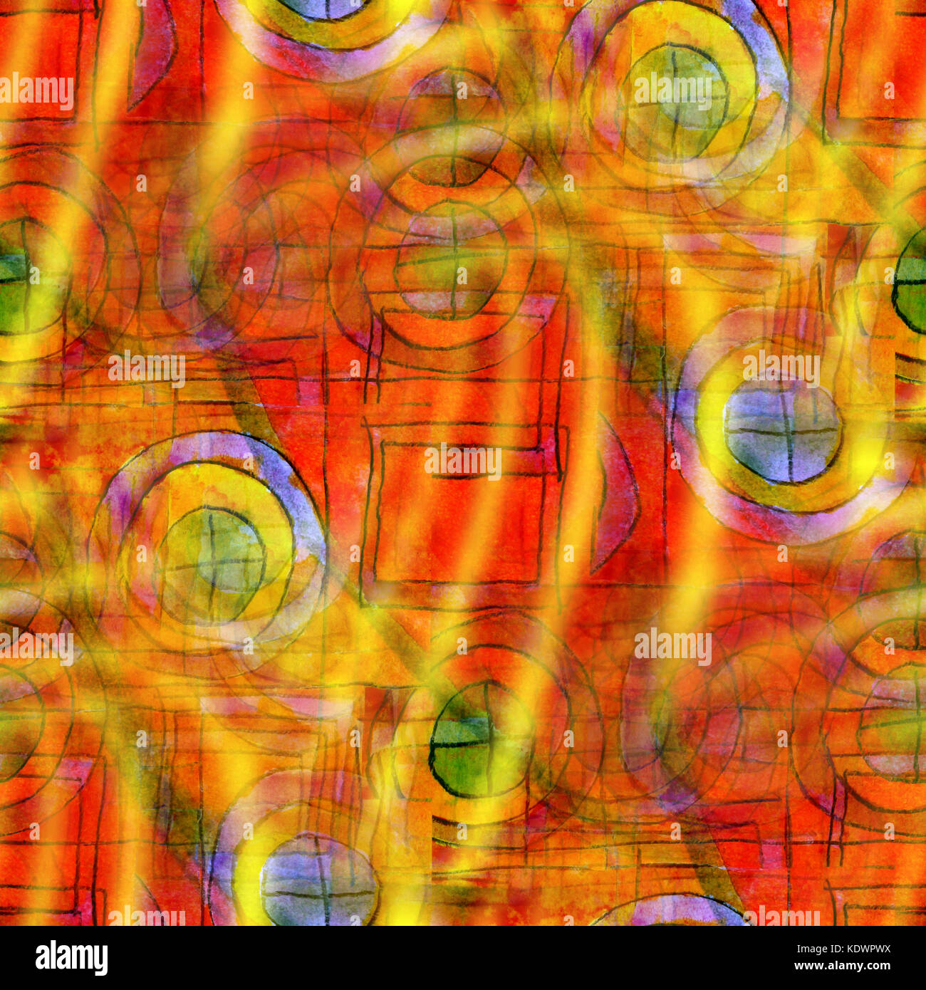 artist grunge band orange, yellow vanguard texture watercolor seamless ...