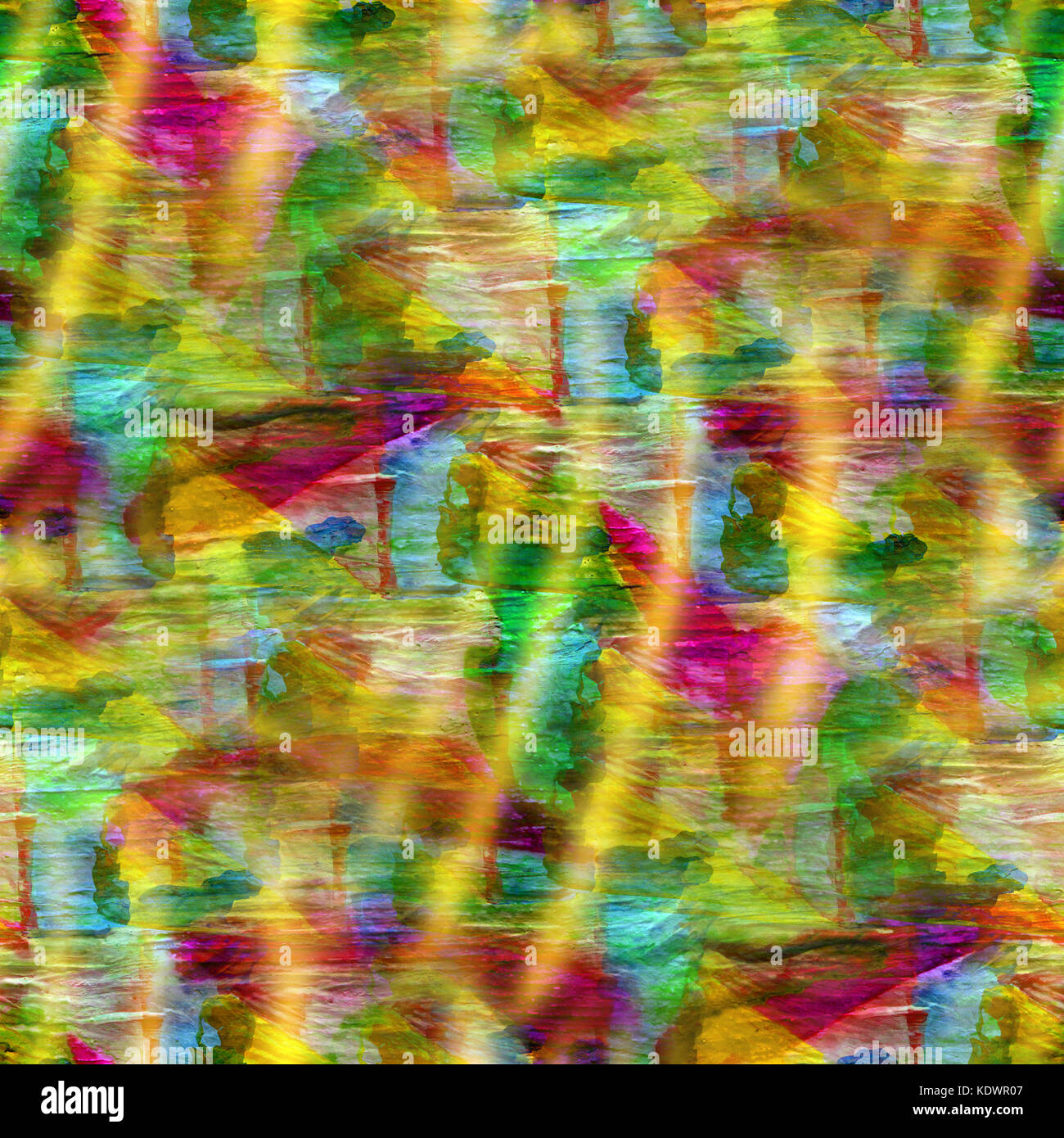 artist grunge band texture, green, yellow, red watercolor seamless ...