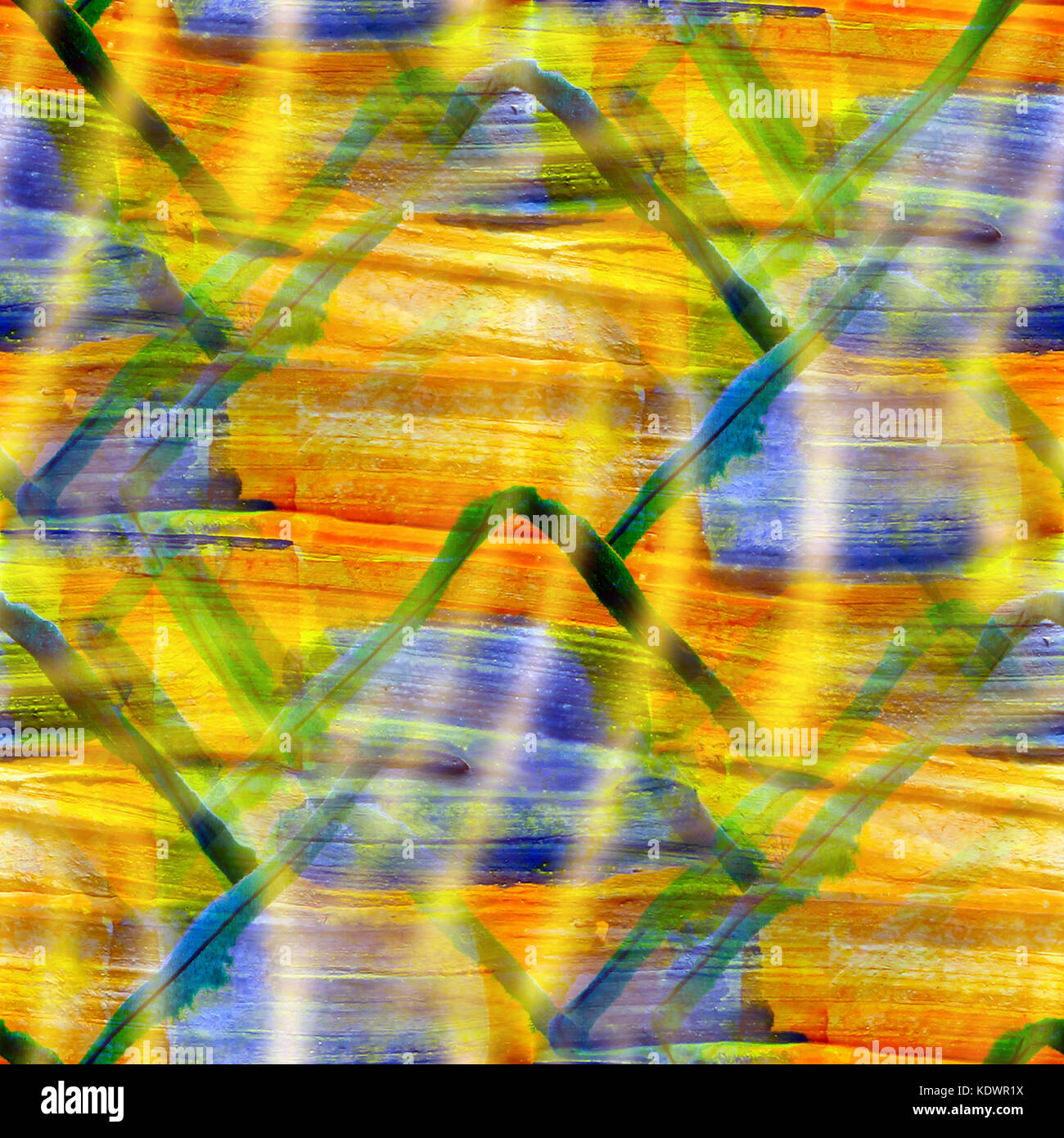 artist grunge band yellow, green, ornament texture watercolor seamless ...