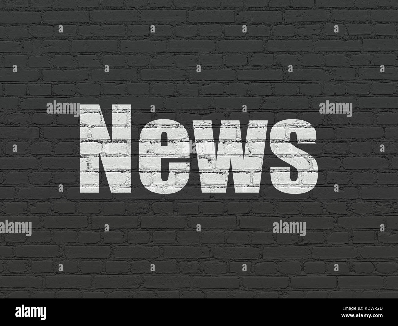 News concept: News on wall background Stock Photo - Alamy