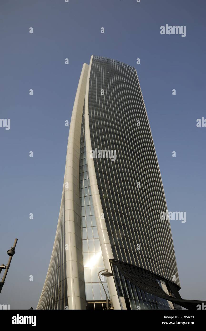 Milan (Italy) CityLife district, Hadid Tower ( Milan headquarter of ...