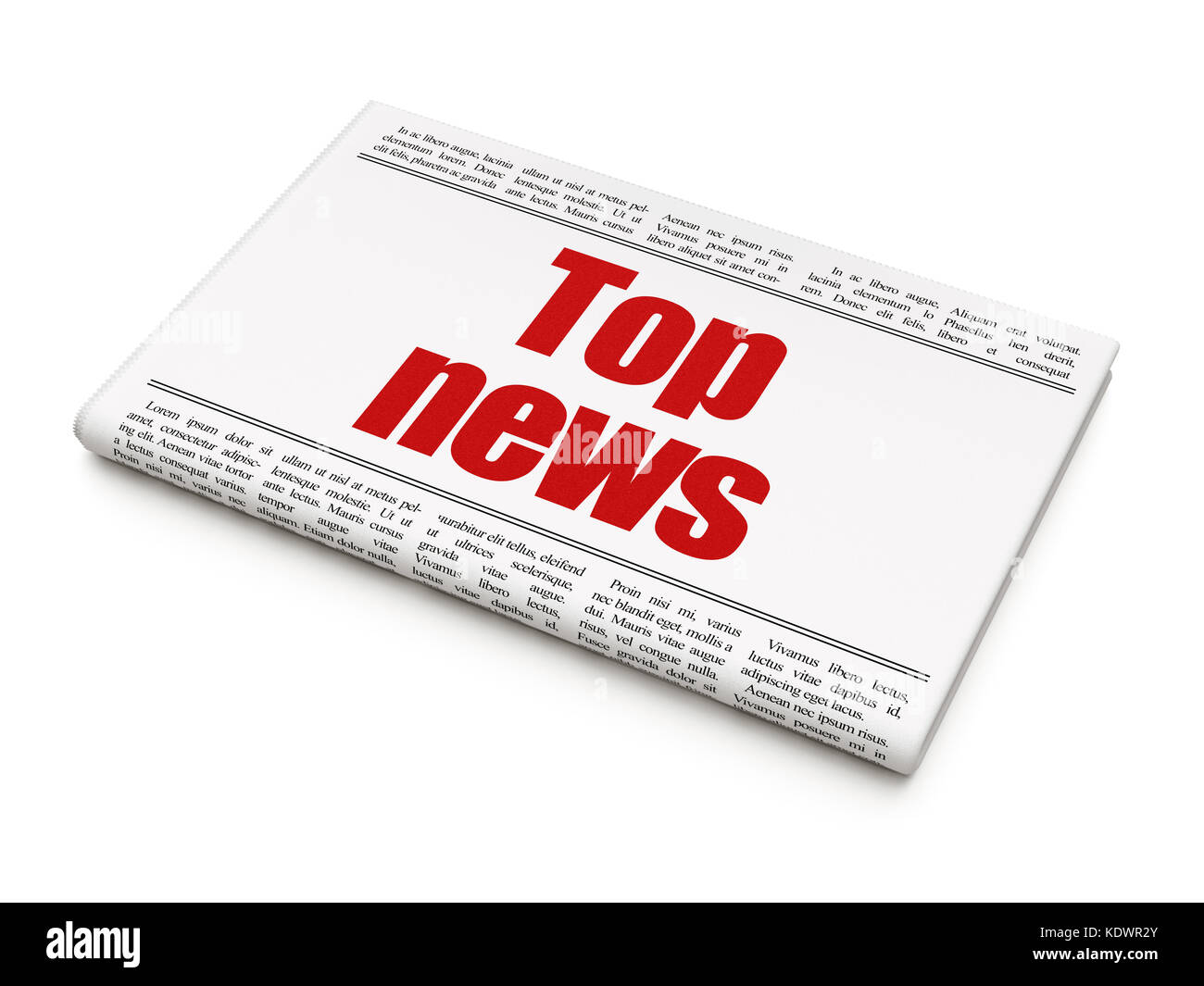Top news Cut Out Stock Images & Pictures - Alamy