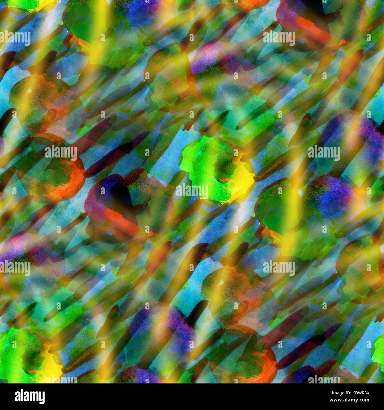 artist grunge green, yellow, red band texture, watercolor seamless ...