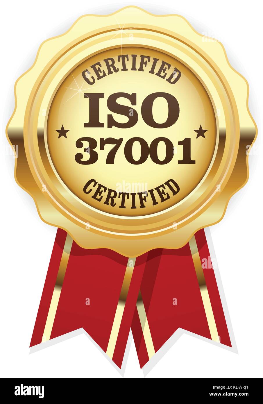 ISO 37001 standard certified rosette - Anti-bribery management systems ... ISO 37001 standard certified rosette - Anti-bribery management systems ...
