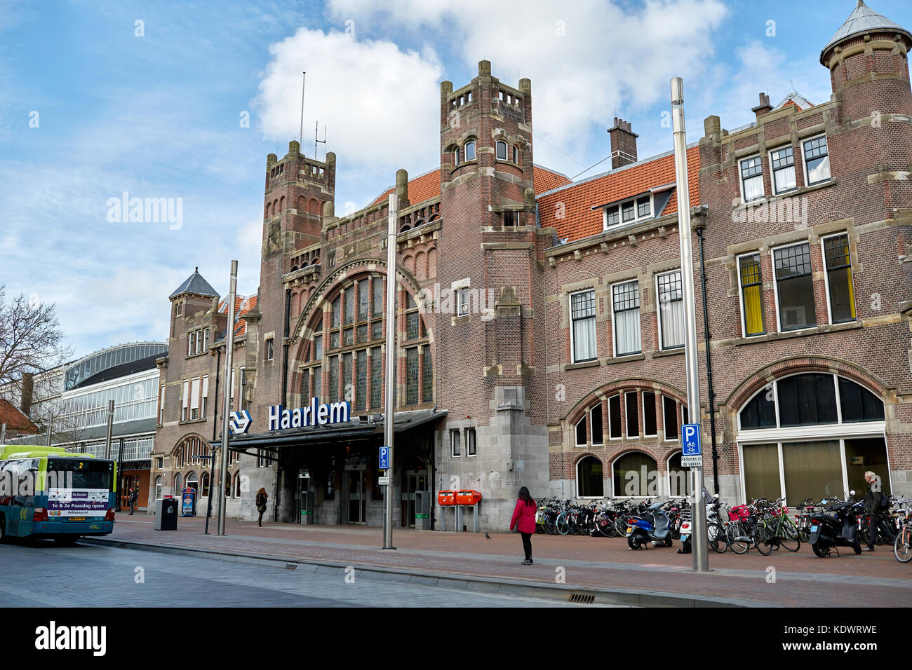 Haarlem train station, Netherlands Stock Photo - Alamy