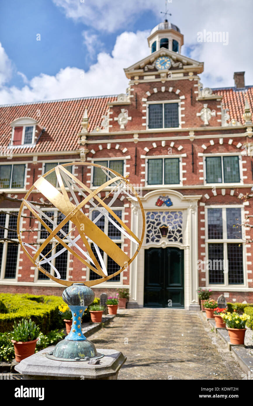 Inner courtyard of Frans Hals Museum in Haarlem, Netherlands Stock ...
