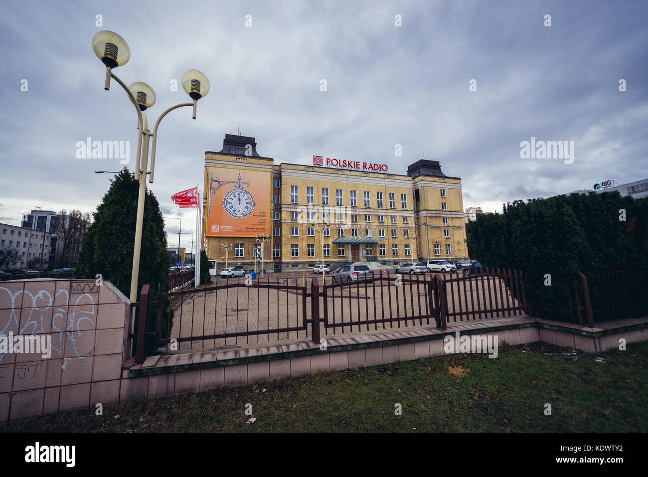 Headquarters of Polskie Radio (Polish Radio), state-owned national ...