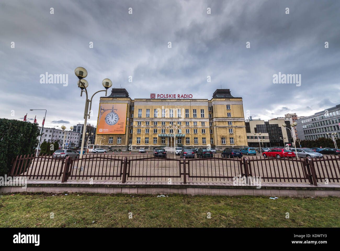 Headquarters of Polskie Radio (Polish Radio), state-owned national ...