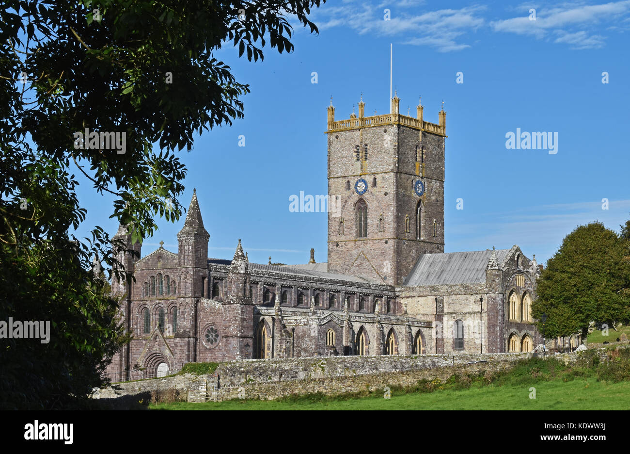 St David's Cathedral, Wales, UK Stock Photo - Alamy