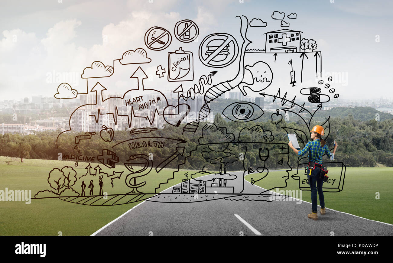 Industrial construction and maintenance Stock Photo - Alamy