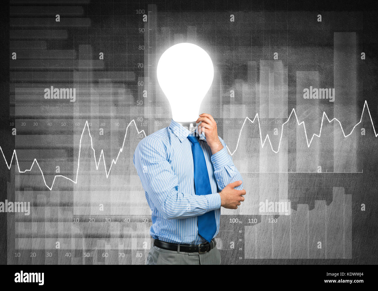 Man thinking over his idea Stock Photo - Alamy