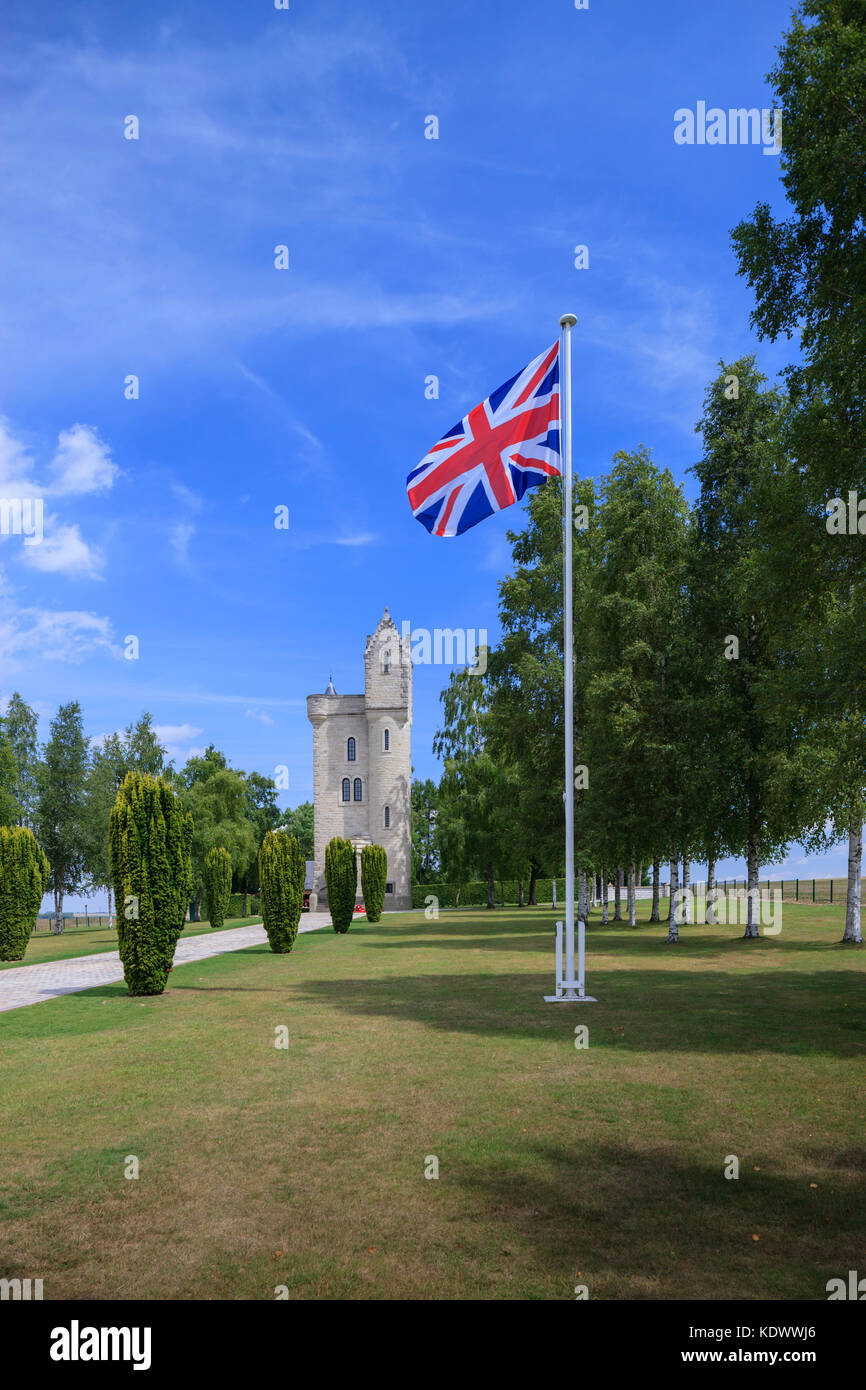 Ulster Tower Memorial Thiepval Albert Peronne Somme Hauts-de-France ...