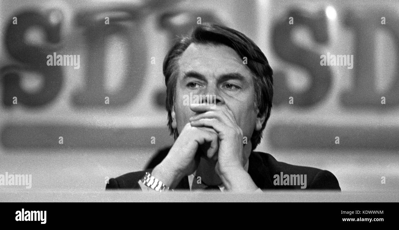 Deputy leader of the SDP Dr David Owen during the second phase of the ...