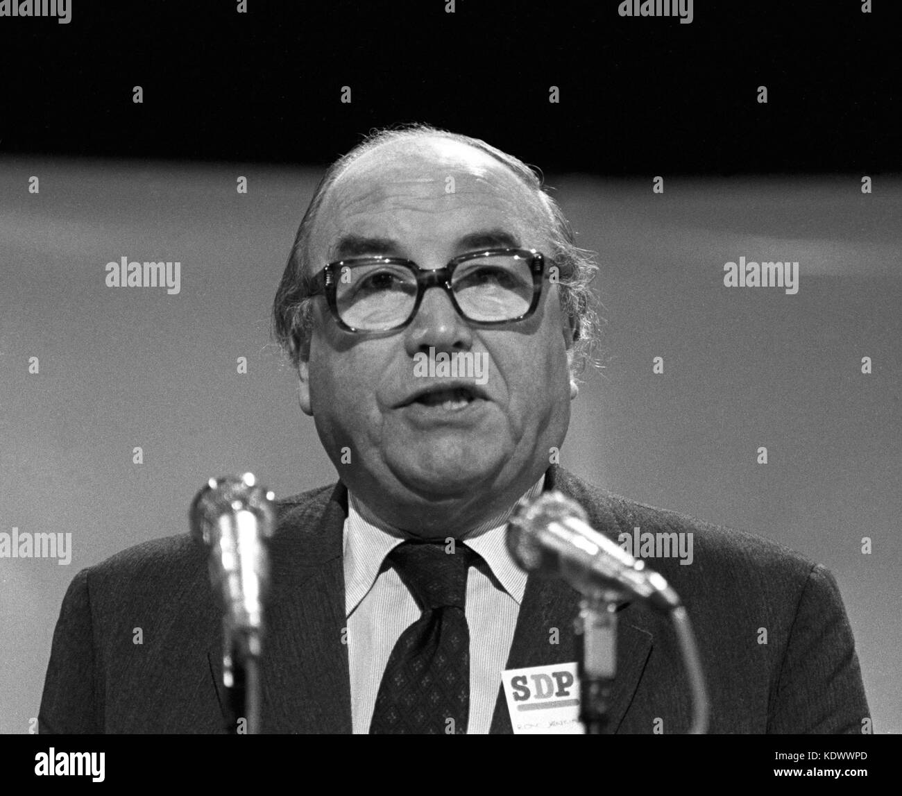 Sdp leader roy jenkins Black and White Stock Photos & Images - Alamy