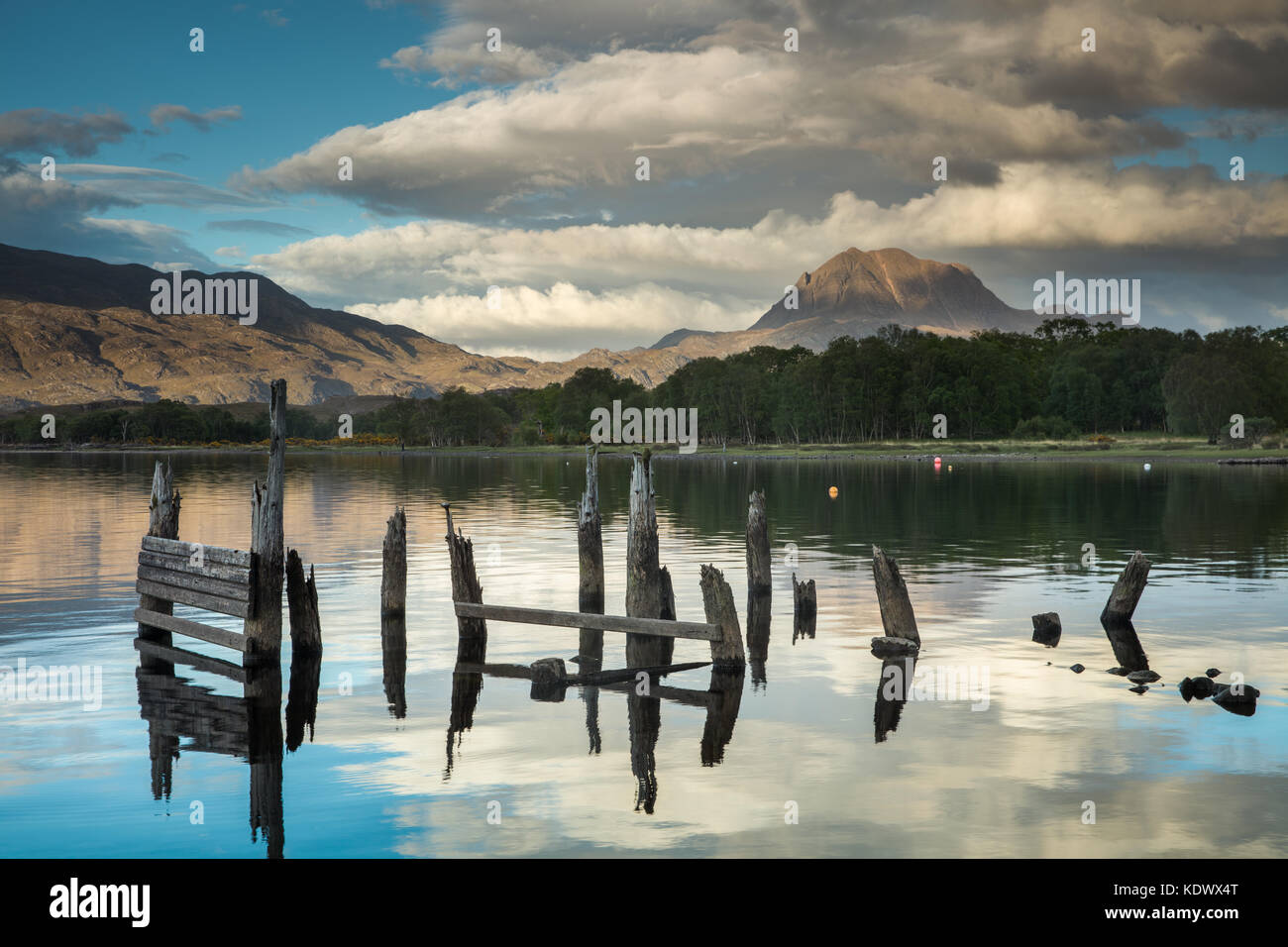 Loch Maree & Slioch, Wester Ross, Scotland, UK Stock Photo - Alamy