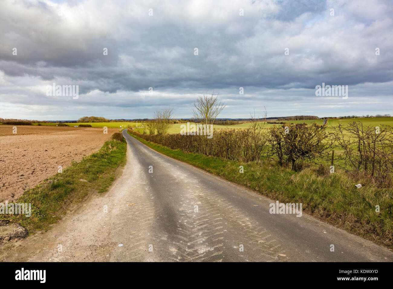 rural views of Kent near Bekesbourne on Barham Downs, Near Canterbury ...