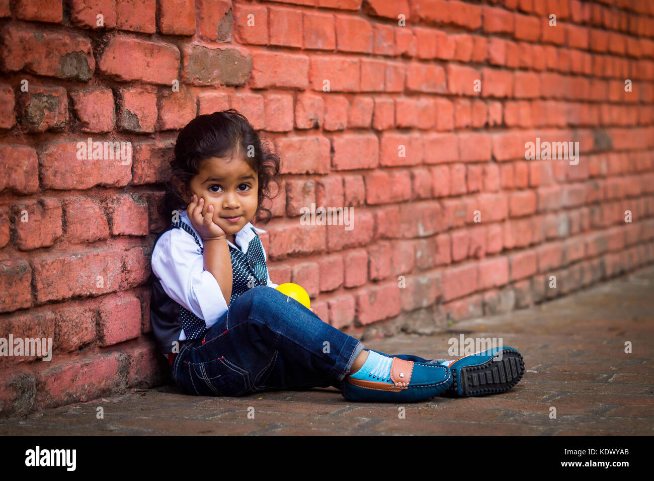 Kid on a roll Stock Photo - Alamy