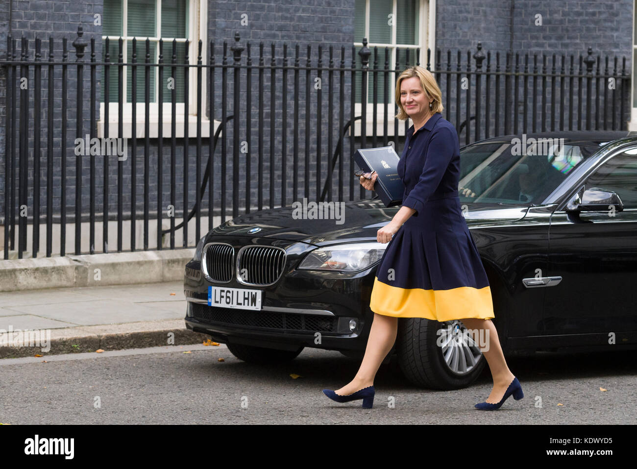 Amber Rudd MP, the Home Secretary arriving for a 2.5 hour cabinet ...