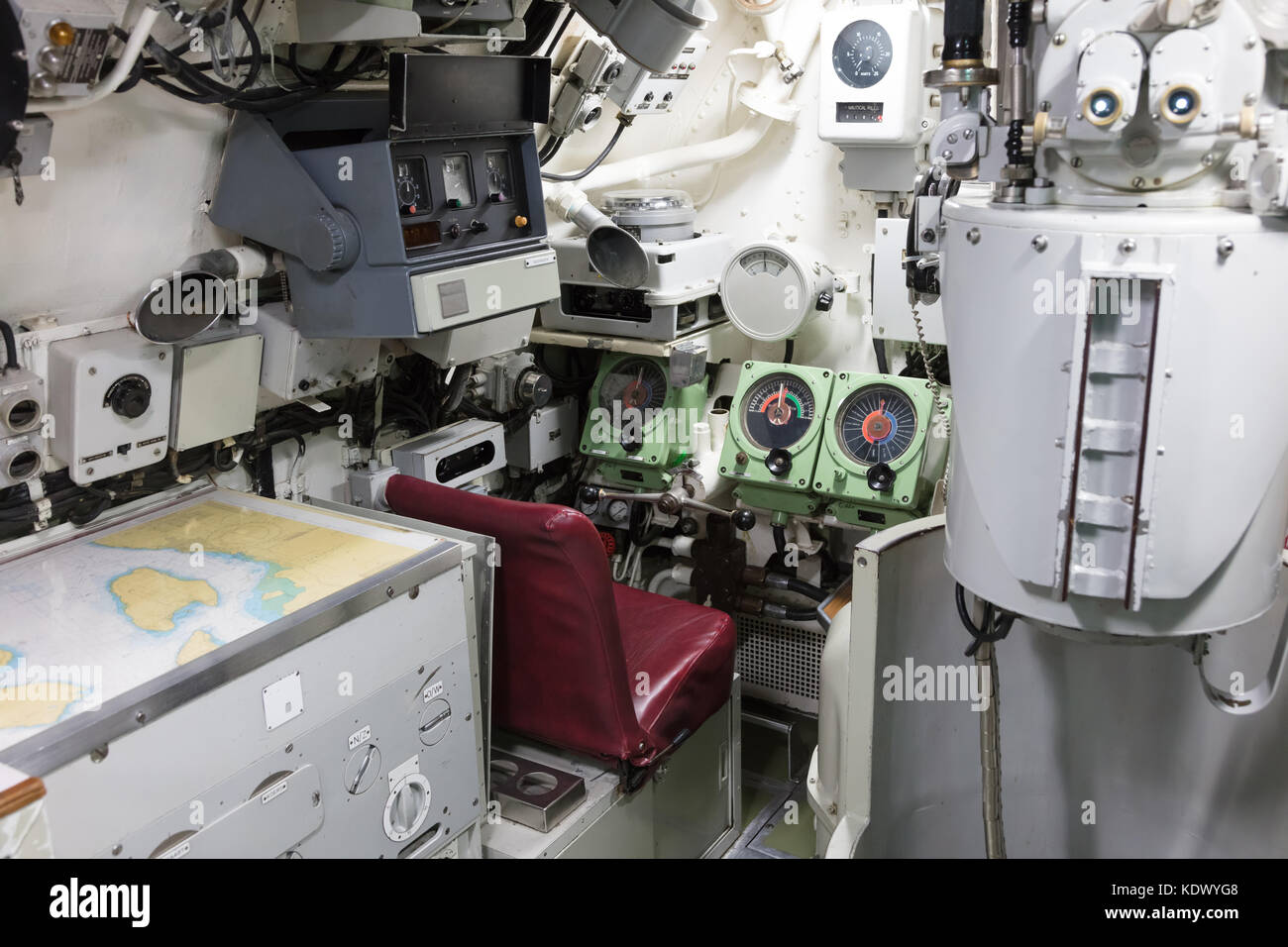 Submarine Command And Control Center High Resolution Stock Photography ...