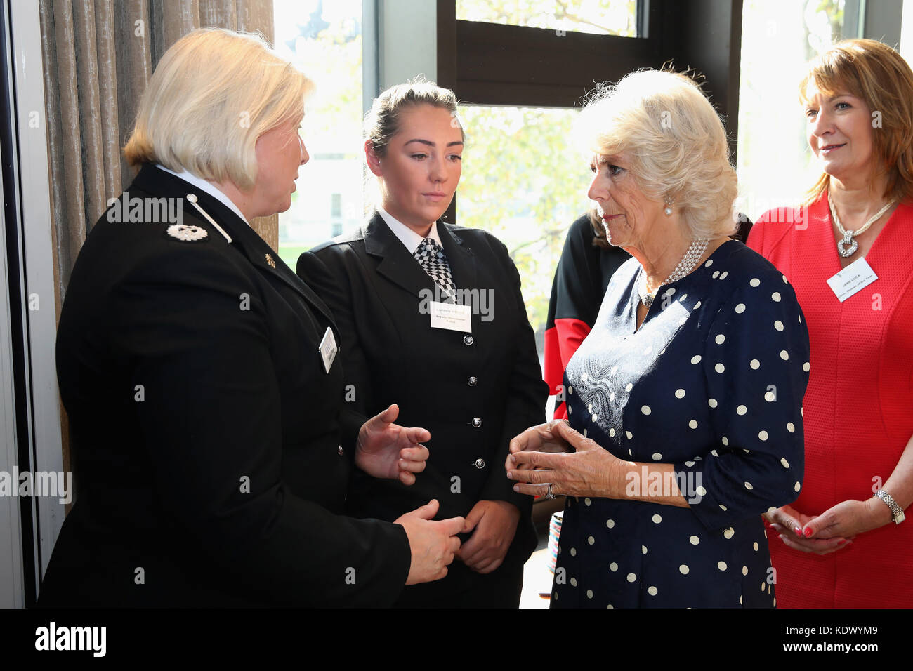 The Duchess of Cornwall meets Debbie Ford (left) and Lauren Moore ...
