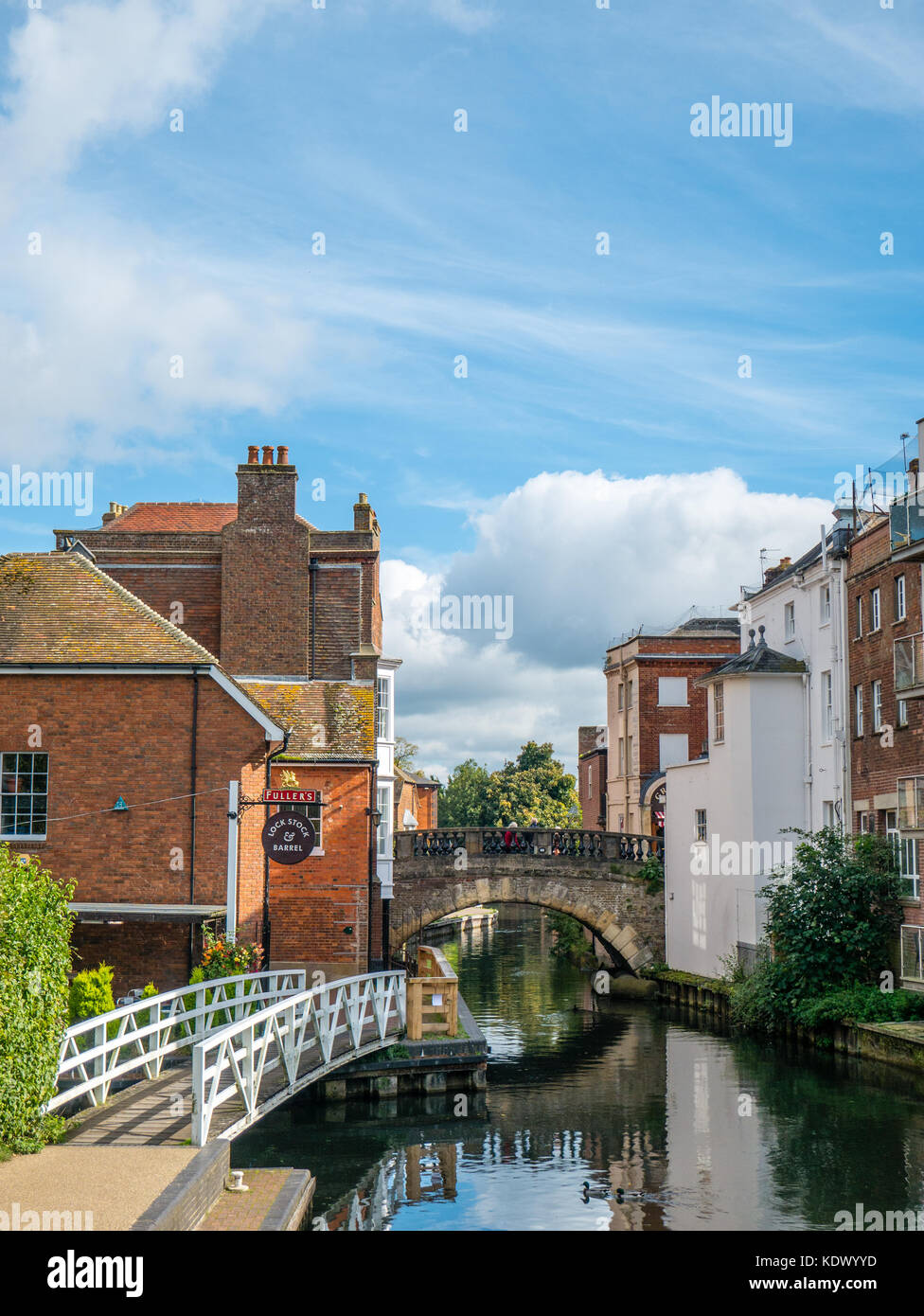 Newbury Bridge, River Kennet, Newbury, Berkshire, England, UK, GB Stock ...