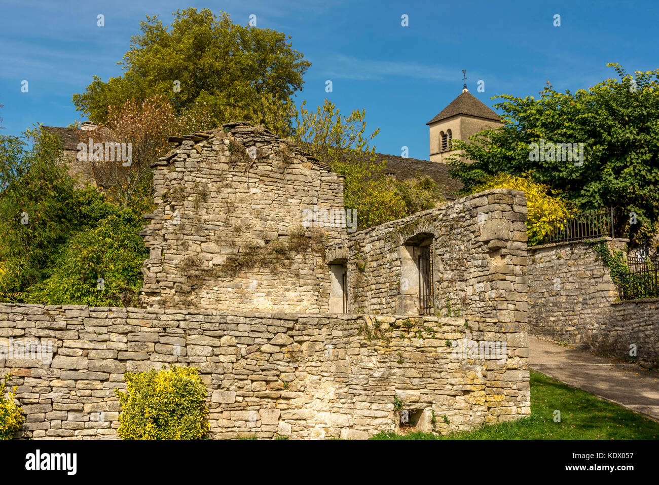 Village of Chateau Chalon one of the most beautiful village of France ...