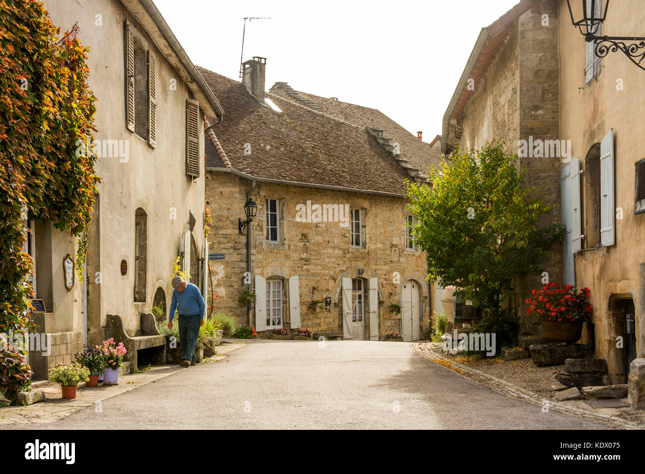 Village of Chateau Chalon one of the most beautiful village of France ...
