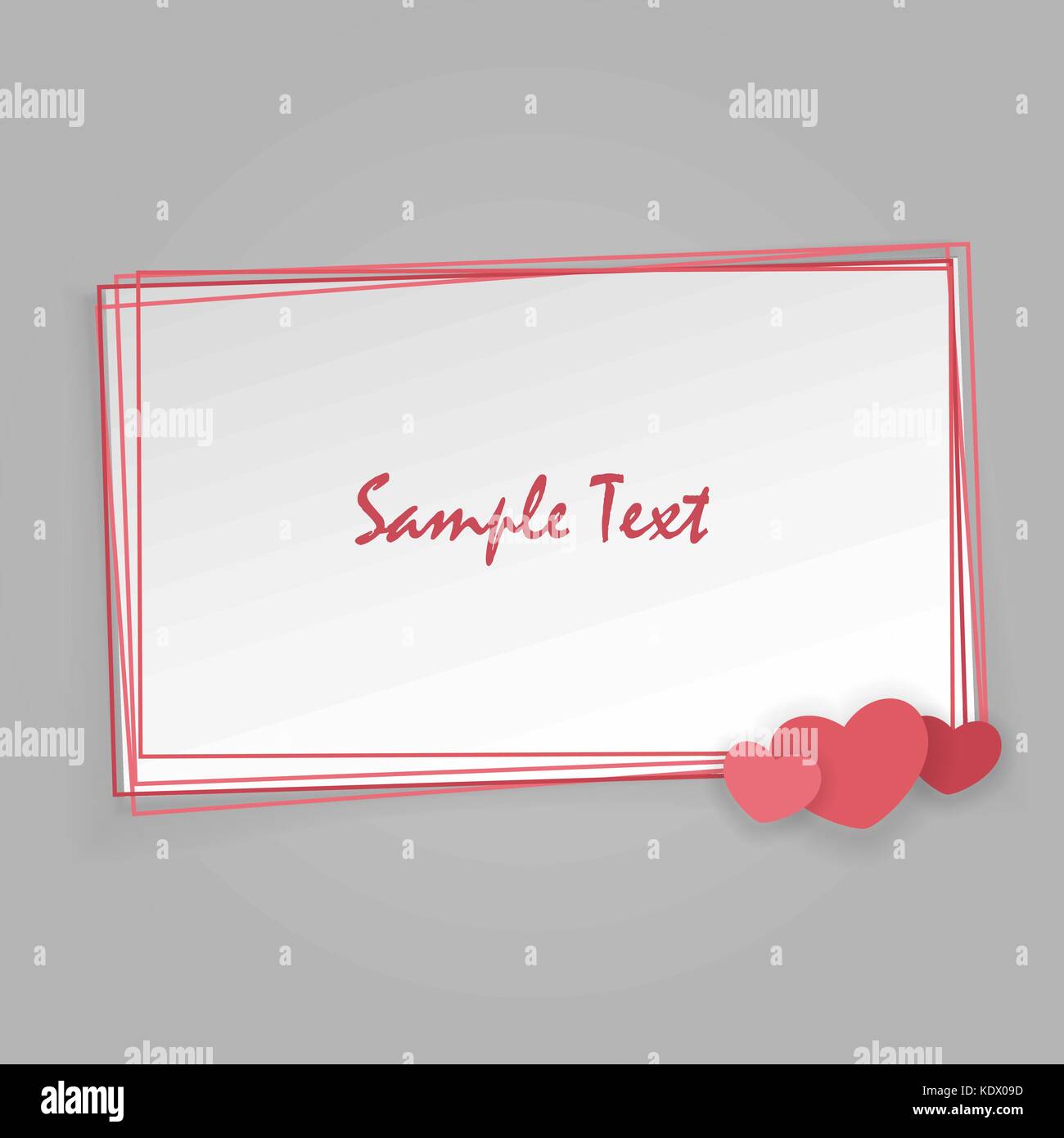 Love valentines day mock Stock Vector Images - Alamy