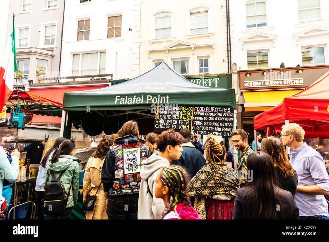 Falafel food stall, Falafel or felafel is a deep-fried ball, doughnut ...