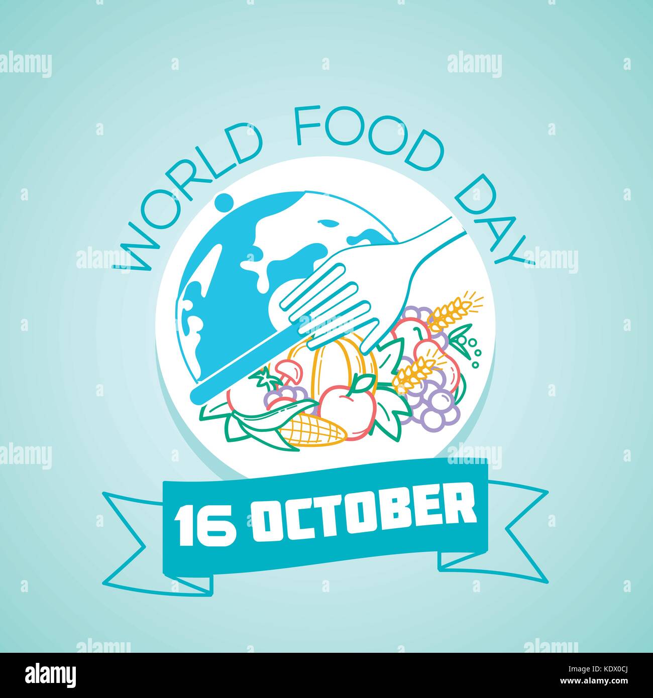 Calendar for each day on october 16. Greeting card. Holiday - World ...