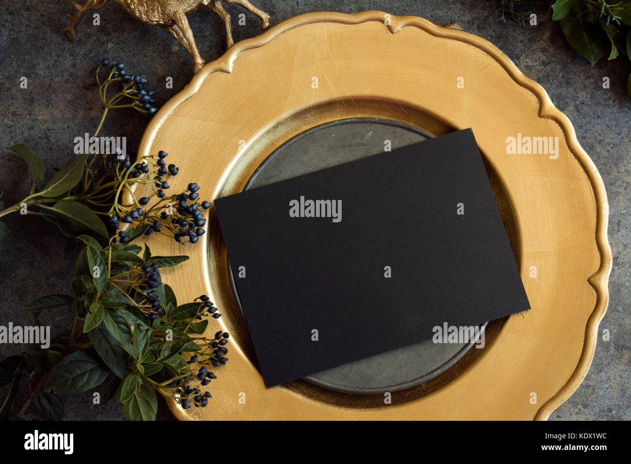 Empty menu hi-res stock photography and images - Alamy