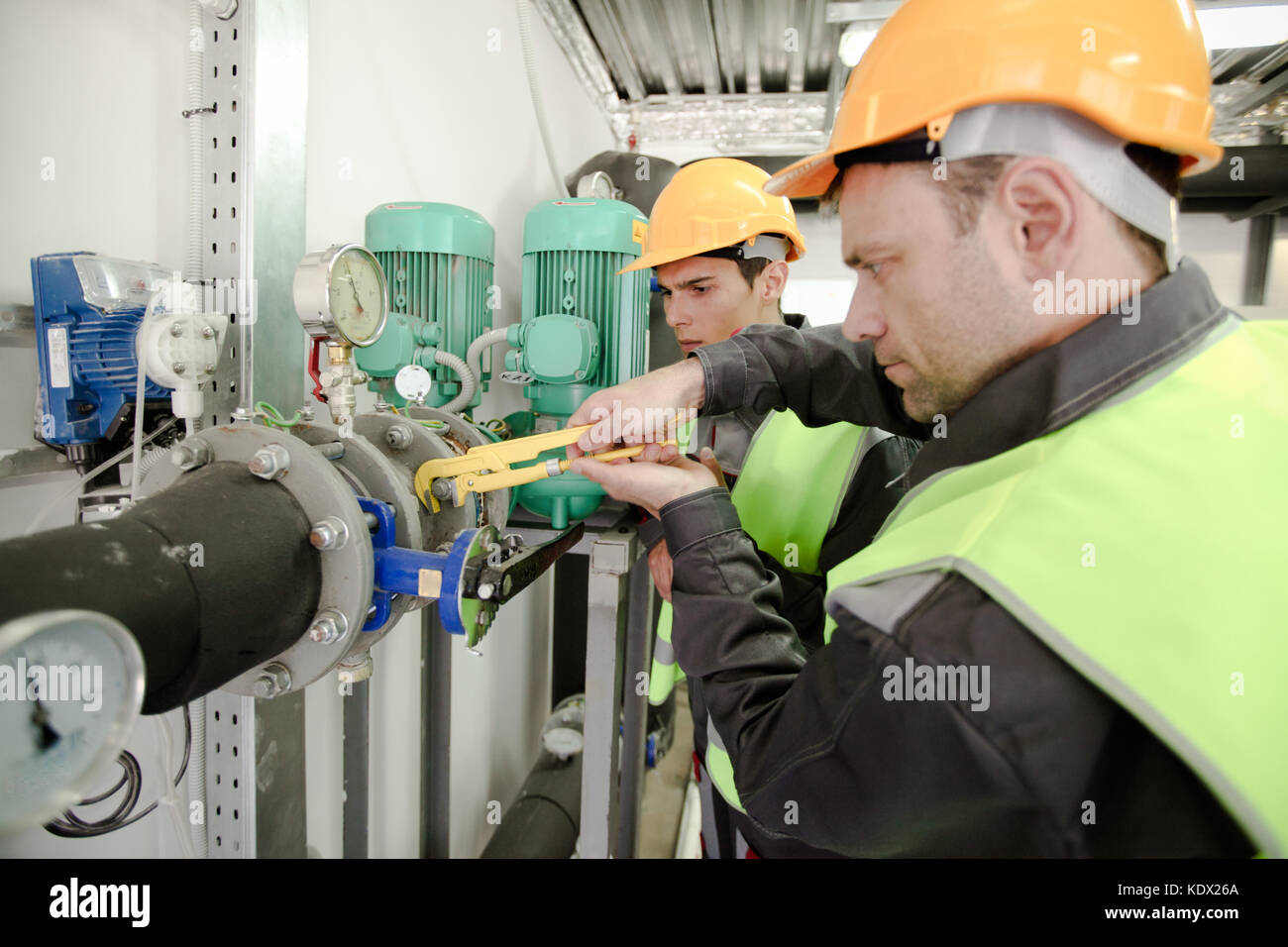 Were fixing pipes hi-res stock photography and images - Alamy