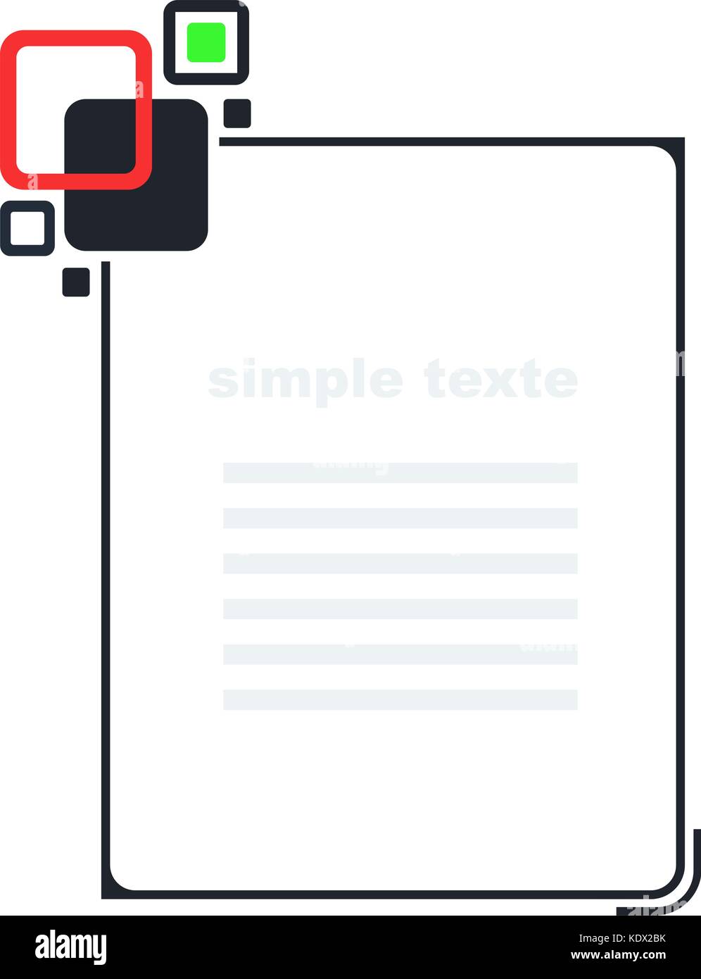 Stylized abstract frame Stock Vector Image & Art - Alamy