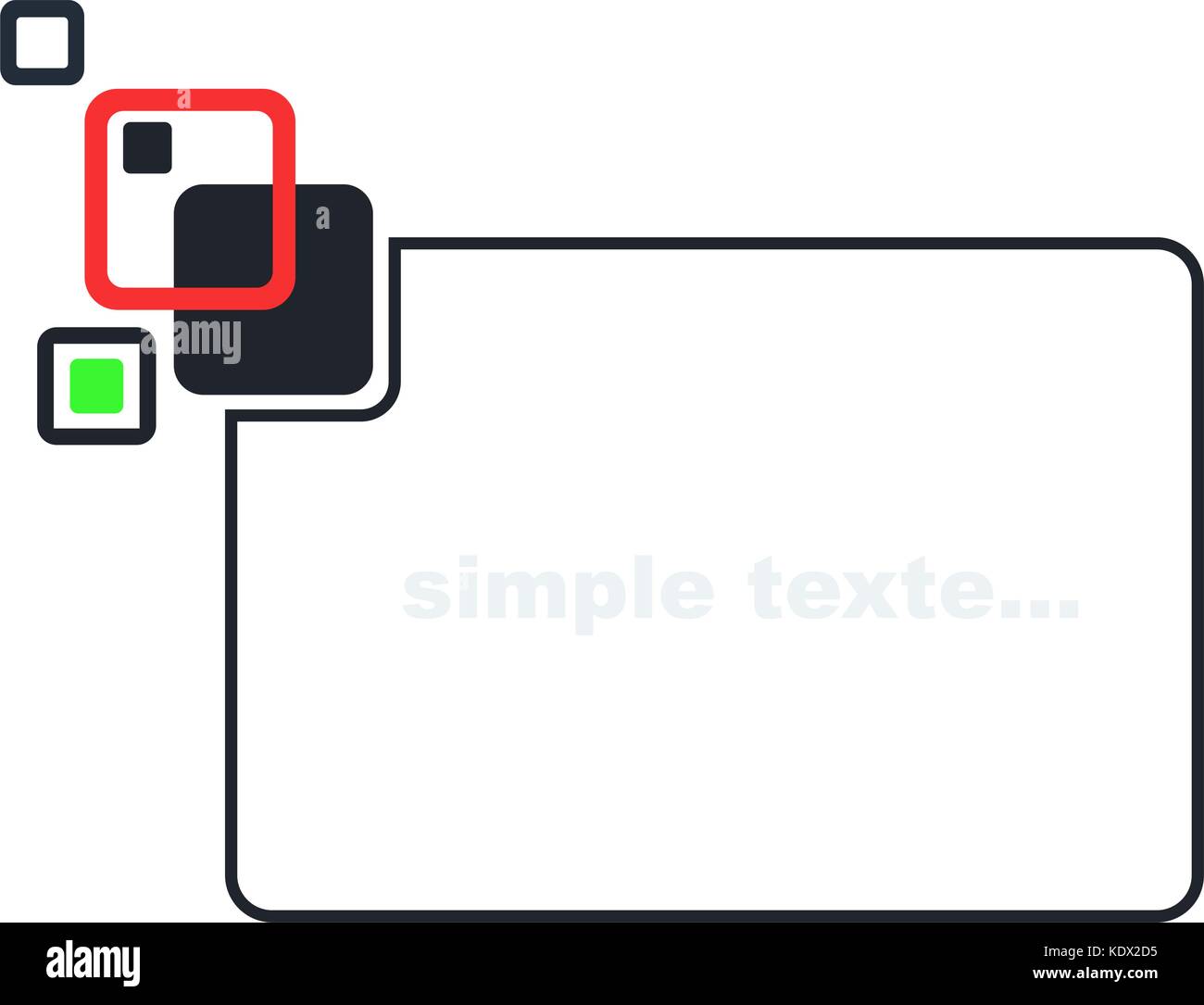 Stylized abstract frame Stock Vector Image & Art - Alamy