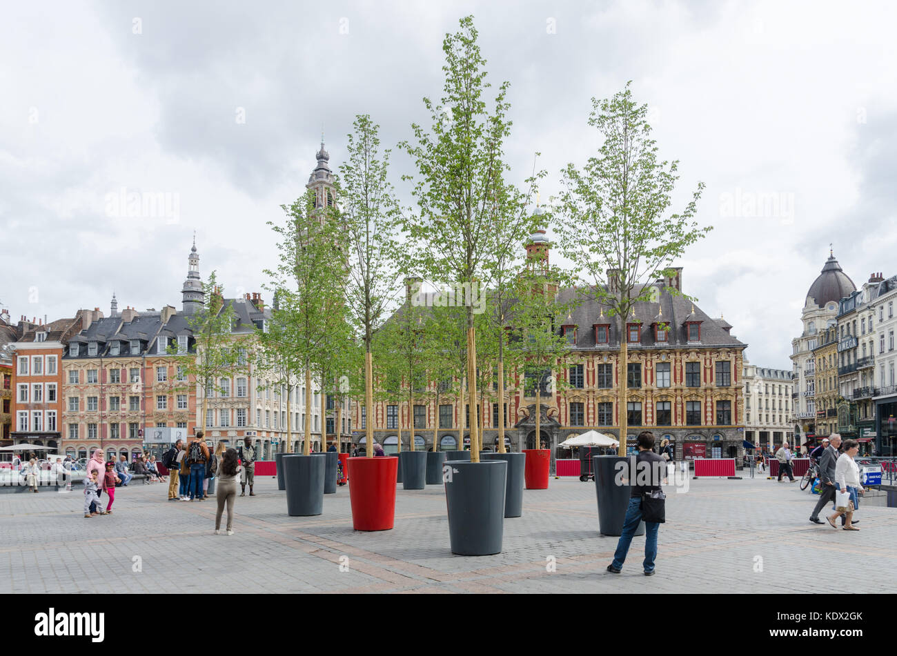 Lille Old Town, France Stock Photo - Alamy