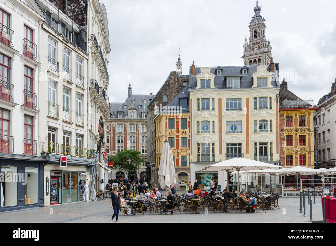 Lille Old Town, France Stock Photo - Alamy