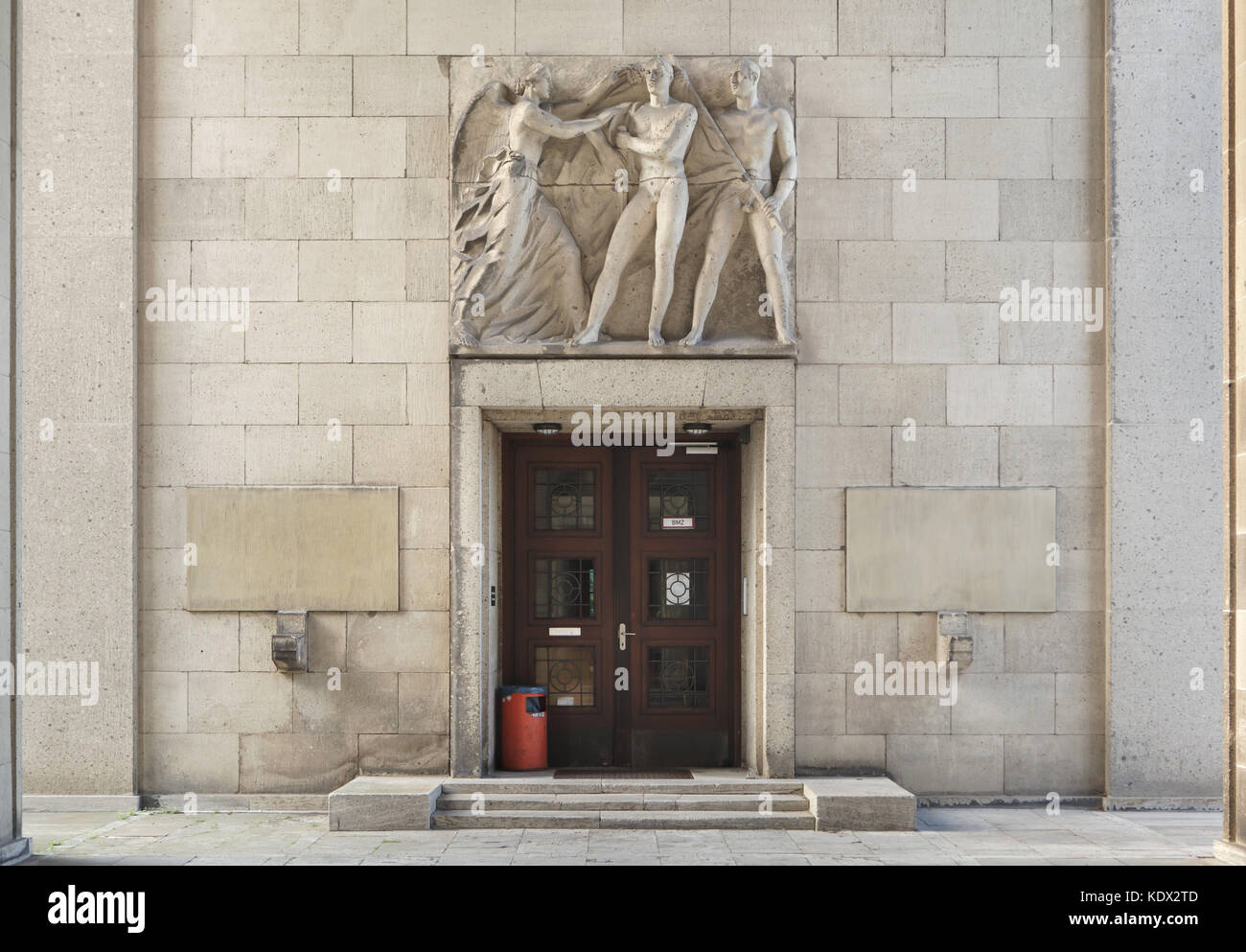 Relief representing true camaraderie by German sculptor Emil Hipp over ...