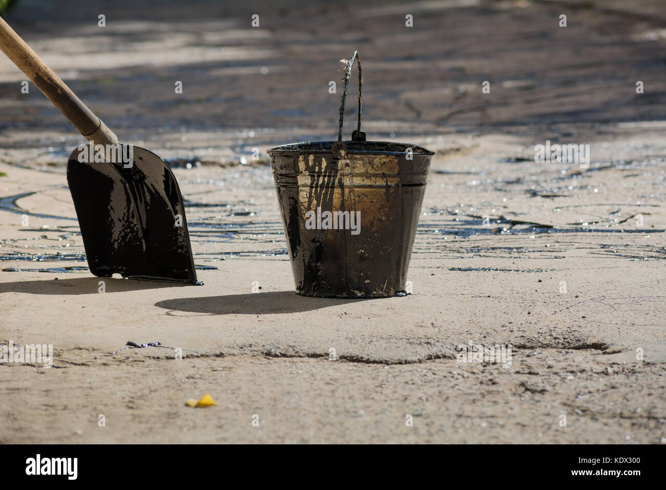 Road bitumen road hi-res stock photography and images - Alamy