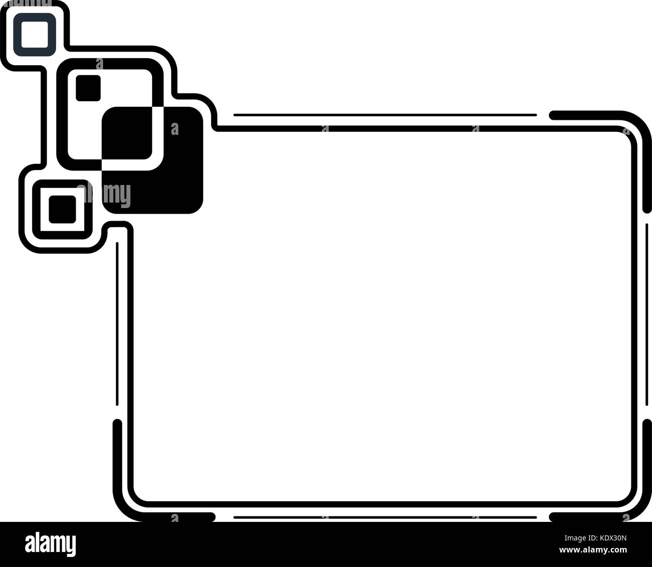 Abstract frame page Stock Vector Images - Alamy
