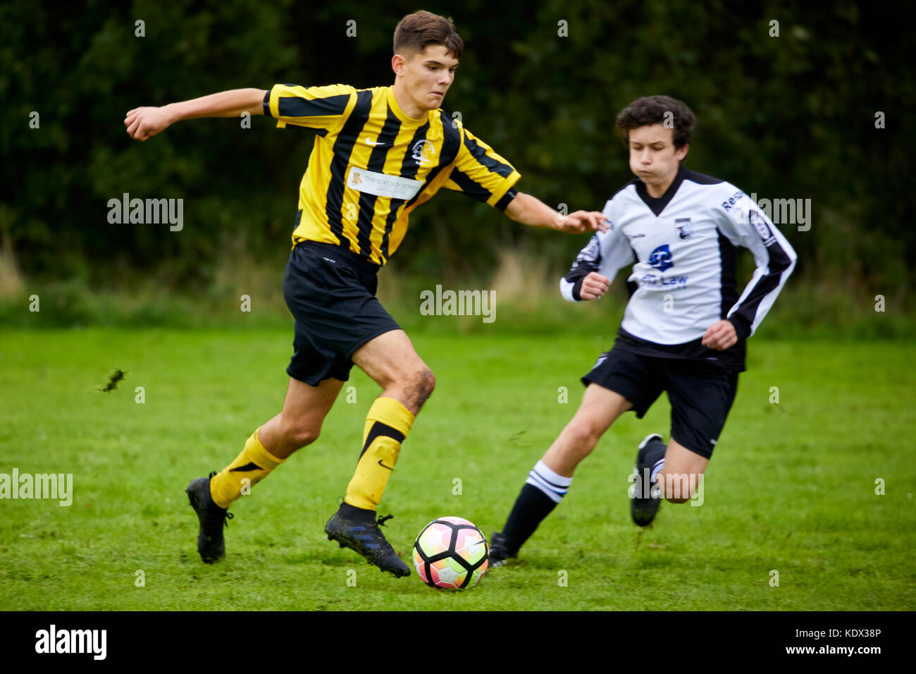 Highfield Grange FC under 15s sporting their new David Wilson Homes ...