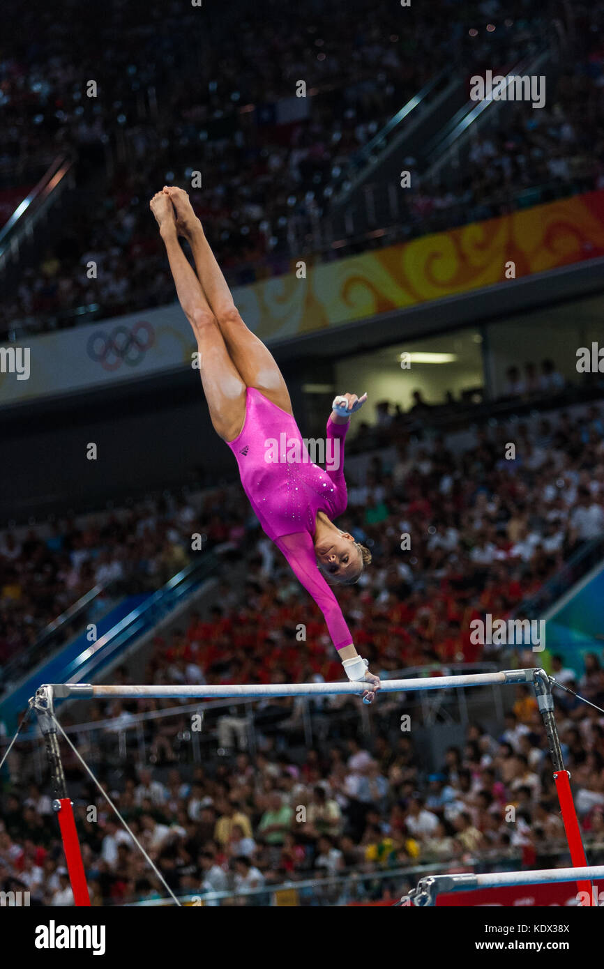 Nastia Liukin (USA) Women's Individual All Around Gymnastics gold ...