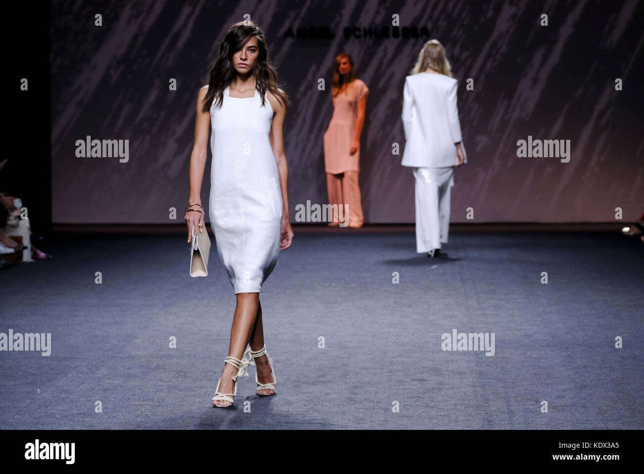 Madrid Fashion Week - Angel Schlesser - Catwalk Featuring: Model Where ...