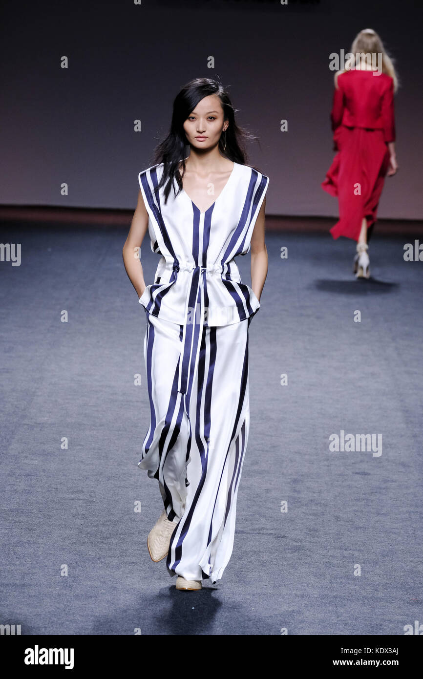 Madrid Fashion Week - Angel Schlesser - Catwalk Featuring: Model Where ...