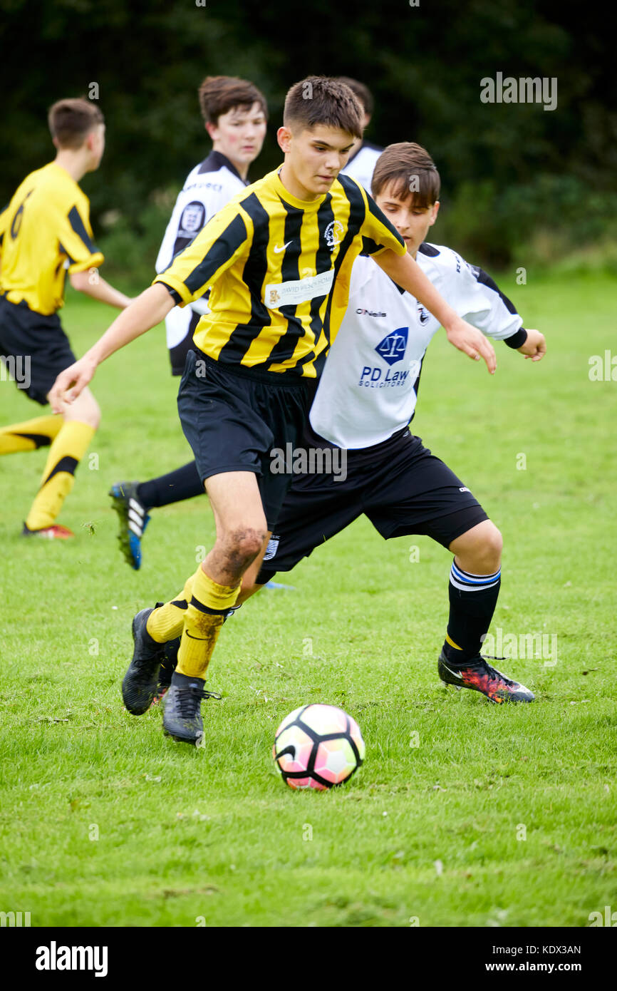 Highfield Grange FC under 15s sporting their new David Wilson Homes ...