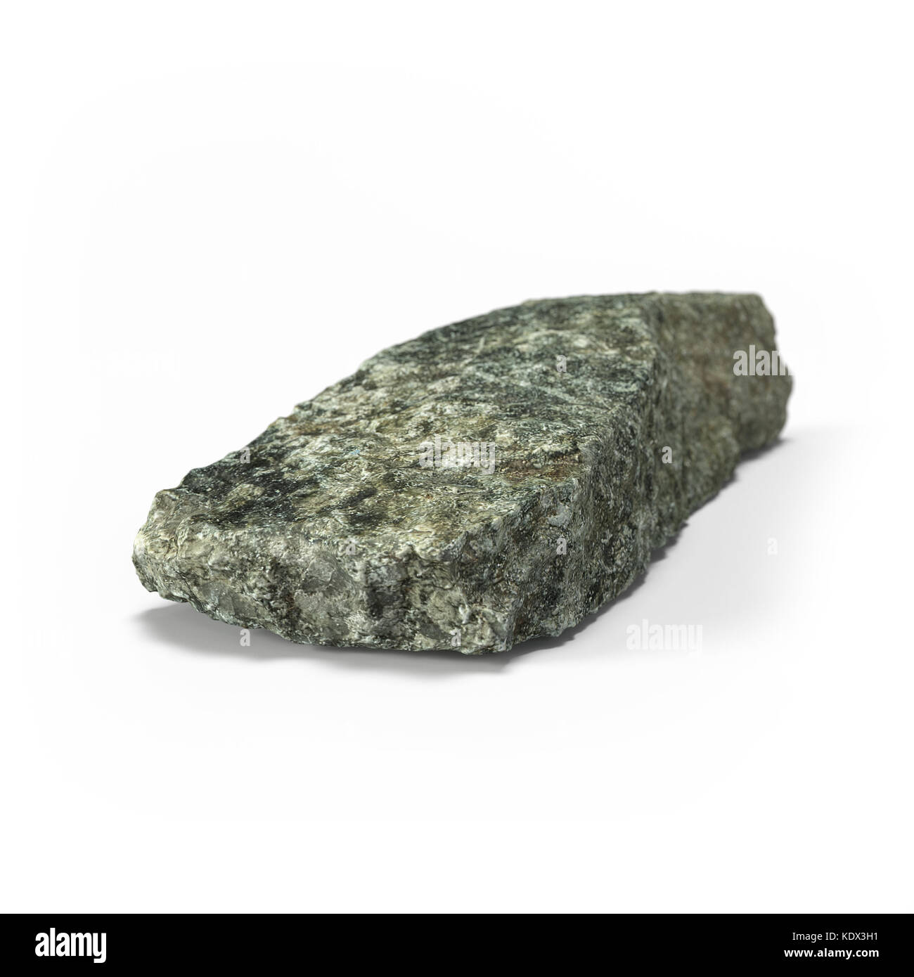 Large rock stone isolated on a white background 3d rendering Stock ...