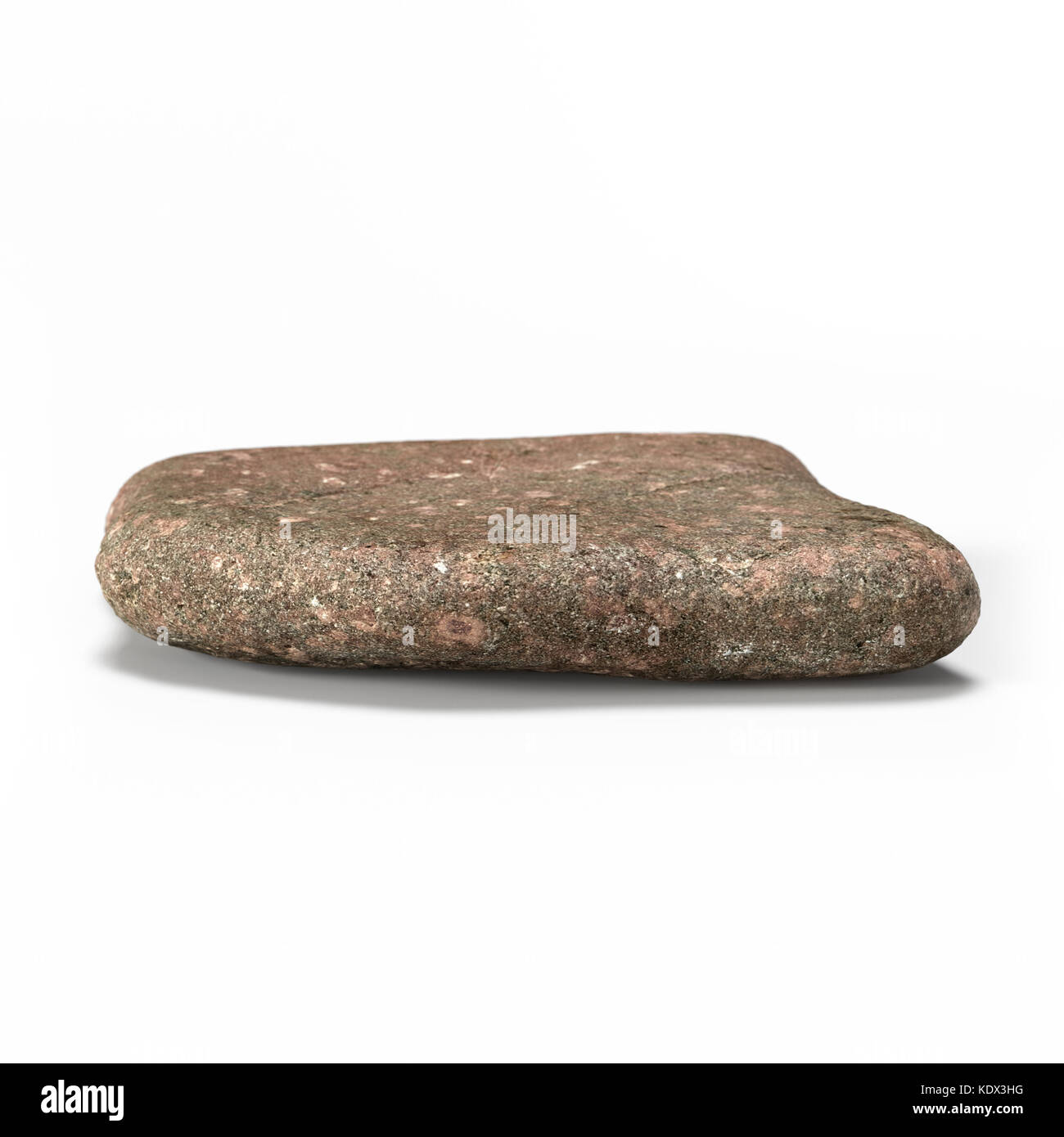 Large rock stone isolated on a white background 3d rendering Stock ...