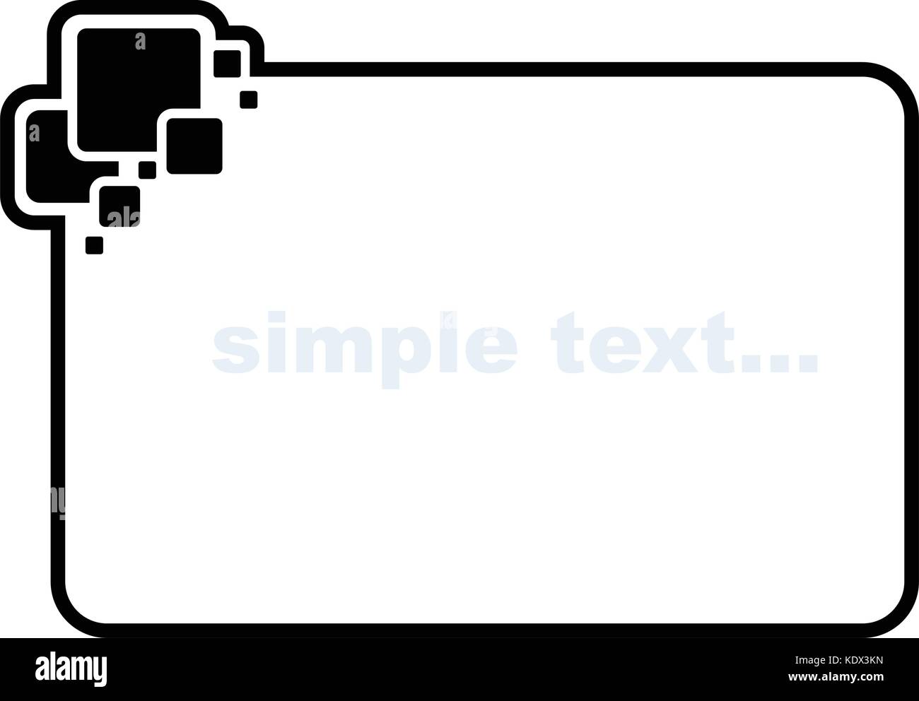 Stylized abstract frame Stock Vector Image & Art - Alamy